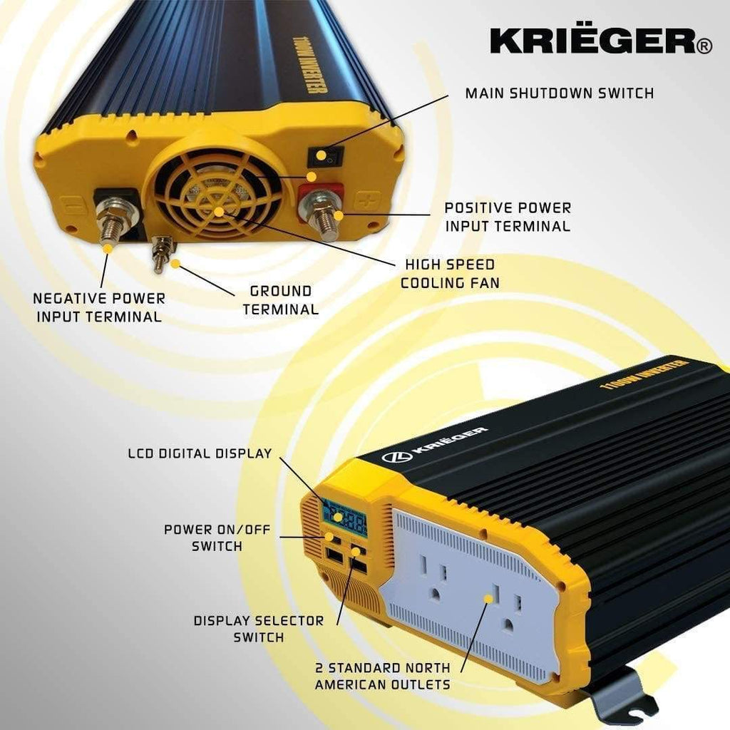 Krieger 12V Power Inverters – Inverters.com
